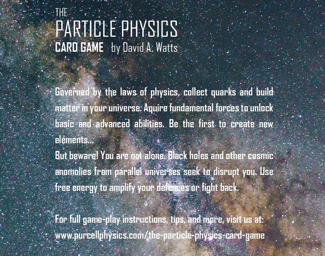 The Particle Physics Card Game – Purcell Physics